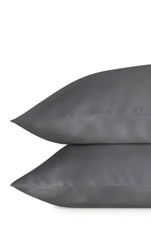 Cozy Earth Set Of 2 Wrinkle Resistant Pillowcases - Charcoal