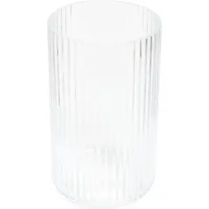 LYNGBY PORCELAEN 10-inch Fluted Vase - Clear