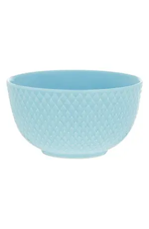 LYNGBY PORCELAEN Rhombe Color Bowl - Turquoise