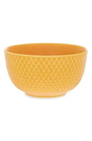 LYNGBY PORCELAEN Rhombe Color Bowl - Yellow