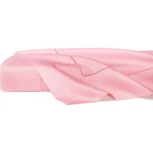 SFERRA Fiona Cotton Sateen Flat Sheet - Carnation