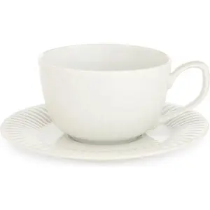 KAHLER Hammershøi Coffee Cup & Saucer Set - White