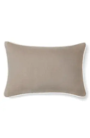SFERRA Manarola Reversible Slub Linen Decorative Pillow - Putty/ Oyster