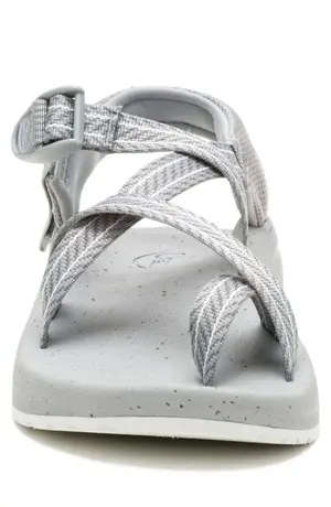 CHACO Cushz Toe Loop Sandal - Frond Cement Gray