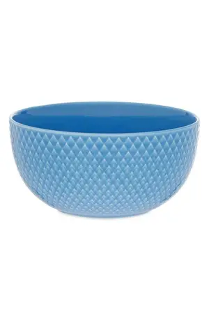 LYNGBY PORCELAEN Rhombe Color Bowl - Blue
