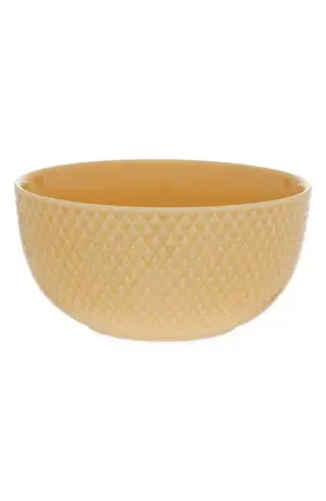 LYNGBY PORCELAEN Rhombe Color Bowl - Sand