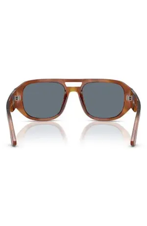 Persol 56mm Pilot Sunglasses