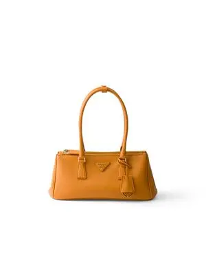 Prada Galleria Medium Leather Bag - Orange