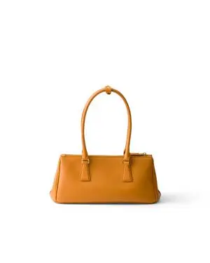 Prada Galleria Medium Leather Bag - Orange
