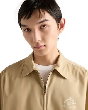 Prada Hort-leeved Technical Cotton Hirt