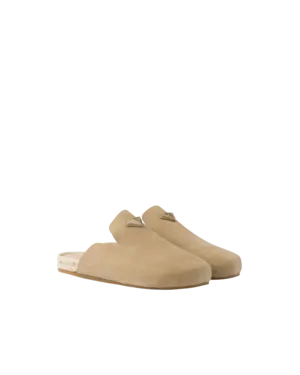 Prada Suede Mules
