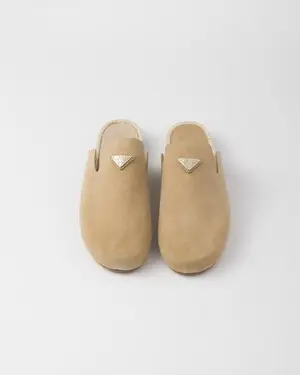 Prada Suede Mules