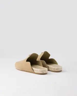 Prada Suede Mules
