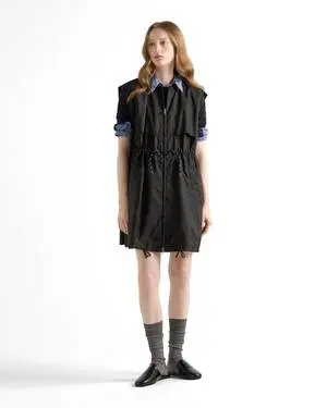 Prada Re-nylon Mini-dress - Black