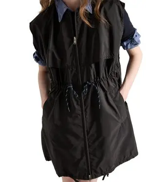 Prada Re-nylon Mini-dress - Black