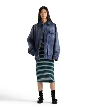 Prada Canvas Trucker Jacket
