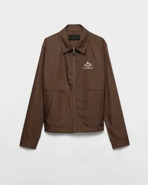 Prada Cotton-blend Blouson Jacket