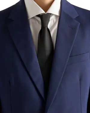 Prada Single Breasted Wool And Mohair Suit