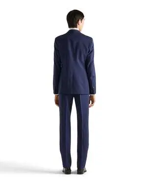 Prada Single Breasted Wool And Mohair Suit