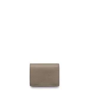 Prada Small Leather Wallet - Grey