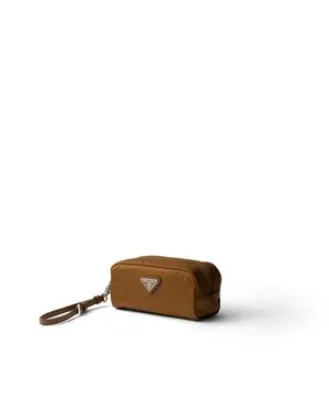 Prada Re-nylon Pouch - Brown