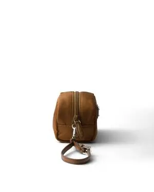 Prada Re-nylon Pouch - Brown