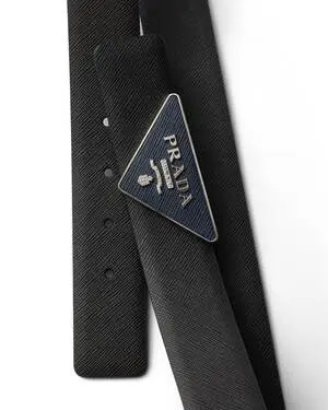 Prada Saffiano Belt Buckle - Blue