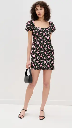 Misa Analie Floral Mini Dress