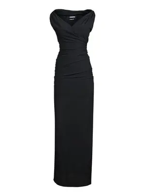 Jacquemus Jacquemus La Robe Rita Longue Maxi Dress - Black