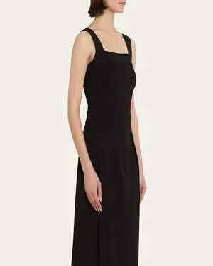Simkhai Madine Ribbed Tank Top - Black