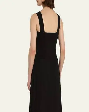 Simkhai Madine Ribbed Tank Top - Black