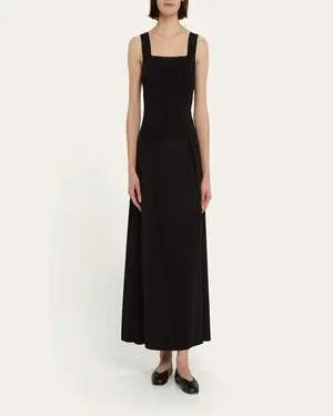 Simkhai Madine Ribbed Tank Top - Black