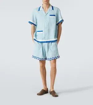 BODE Seedling Stripe Linen Shirt