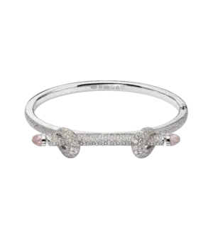ANANYA 18kt White Gold Diamond And Quartz Bracelet - Silver