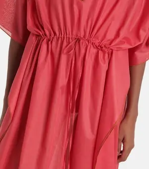 ERES Voilier Cotton Voile Kaftan - Red