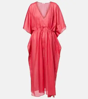ERES Voilier Cotton Voile Kaftan - Red