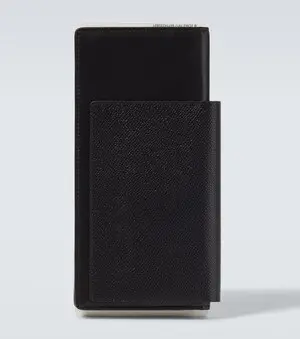 Balenciaga Passport Long Leather Wallet - Black