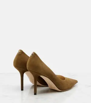 JIMMY CHOO Love 85 Suede Pumps - Green
