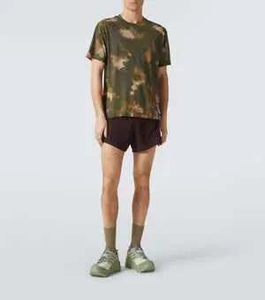 Satisfy Batik Camouflage Wool-blend Jersey T-shirt