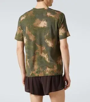 Satisfy Batik Camouflage Wool-blend Jersey T-shirt