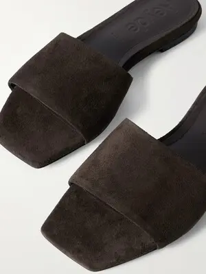 AeydĒ Anna Suede Slides