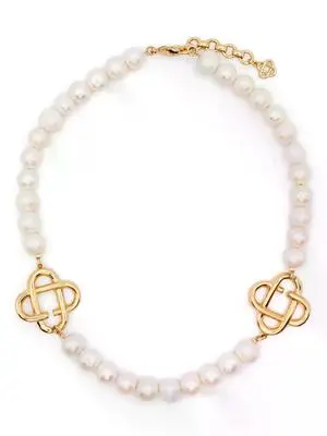 Casablanca Freshwater Pearls Necklace - Gold