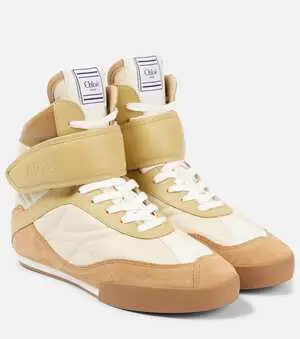 Chloé Kick High-top Leather Sneakers - Multicoloured