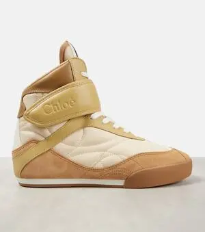Chloé Kick High-top Leather Sneakers - Multicoloured