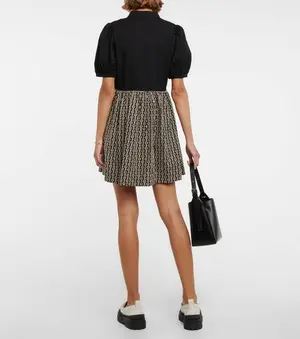 See By Chloé Floral Embroidered Cotton Minidress