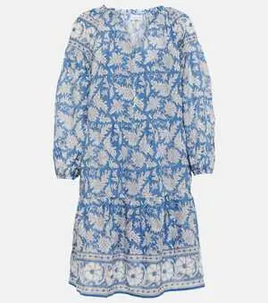 Velvet By Graham & Spencer Lilah Printed Minidress - Blue