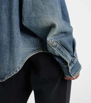 Balenciaga Denim Button-down Shirt