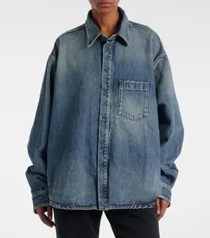 Balenciaga Denim Button-down Shirt