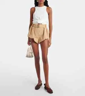 Magda Butrym Crochet Ballet Flats - Brown