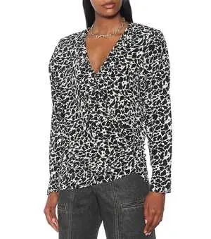 MARANT ETOILE Floral Wrap Blouse